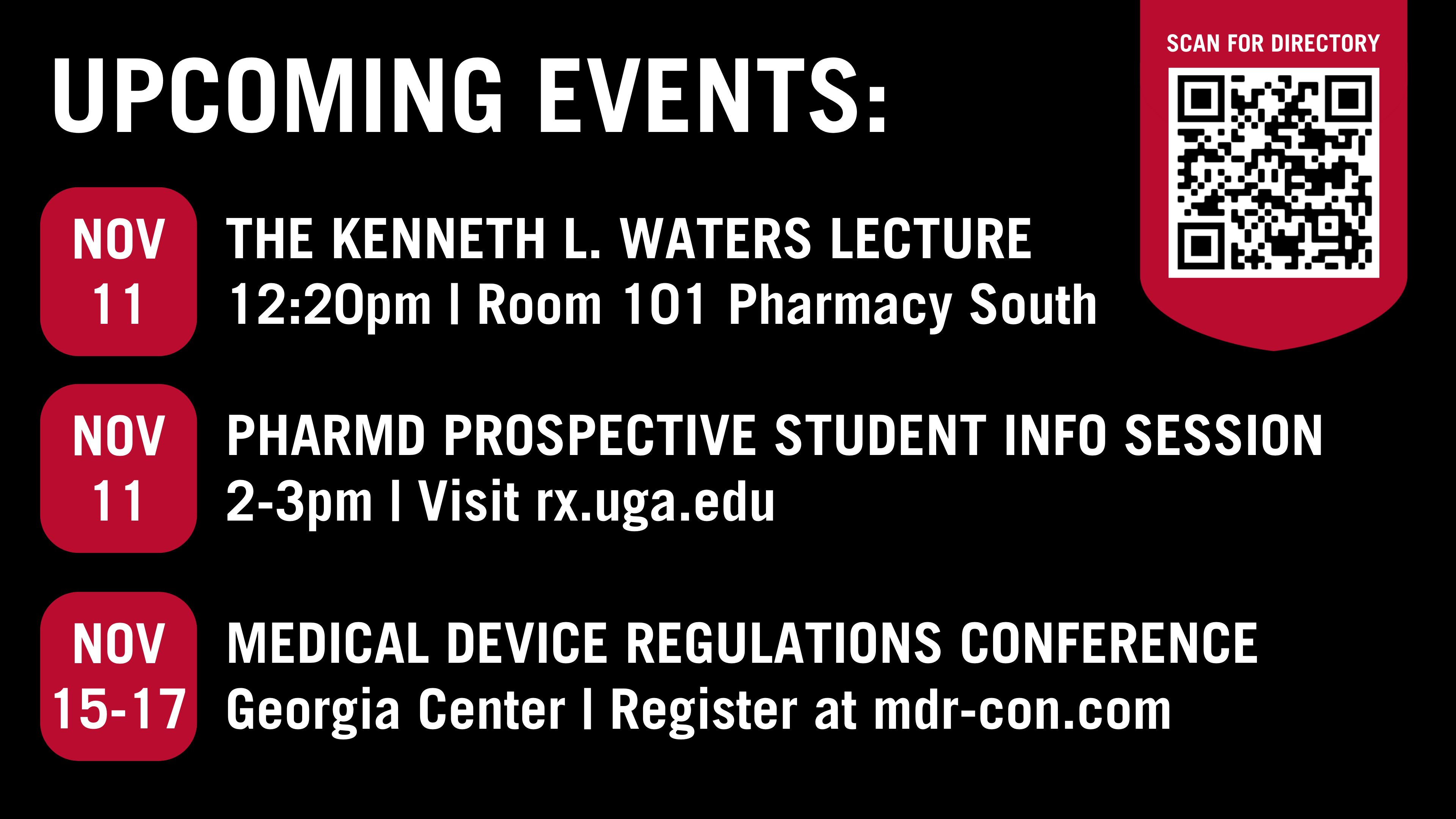 Digital Displays - College of Pharmacy UGA